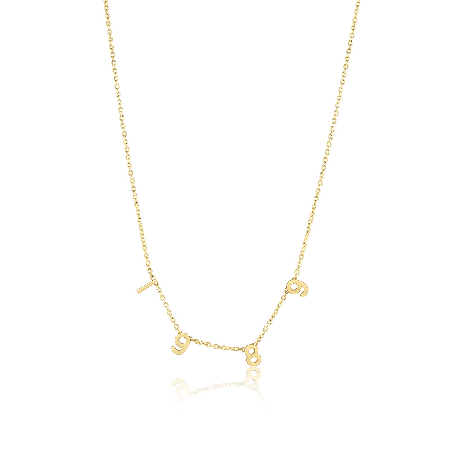 Personalized Cheyenne Necklace - Numbers – Set & Stones